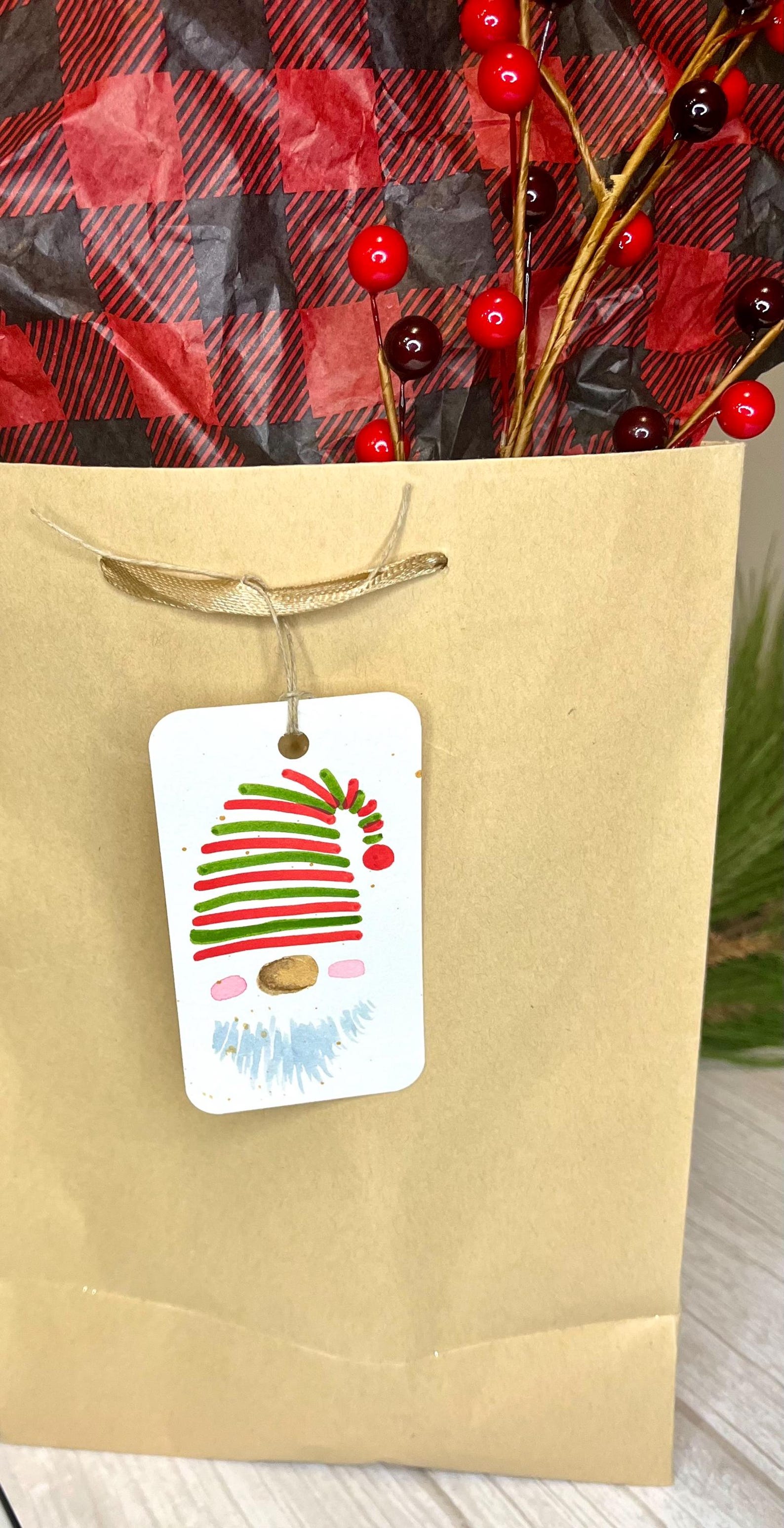 Cozy Christmas Gift Tags | Original Watercolor Christmas Gift Tags ...