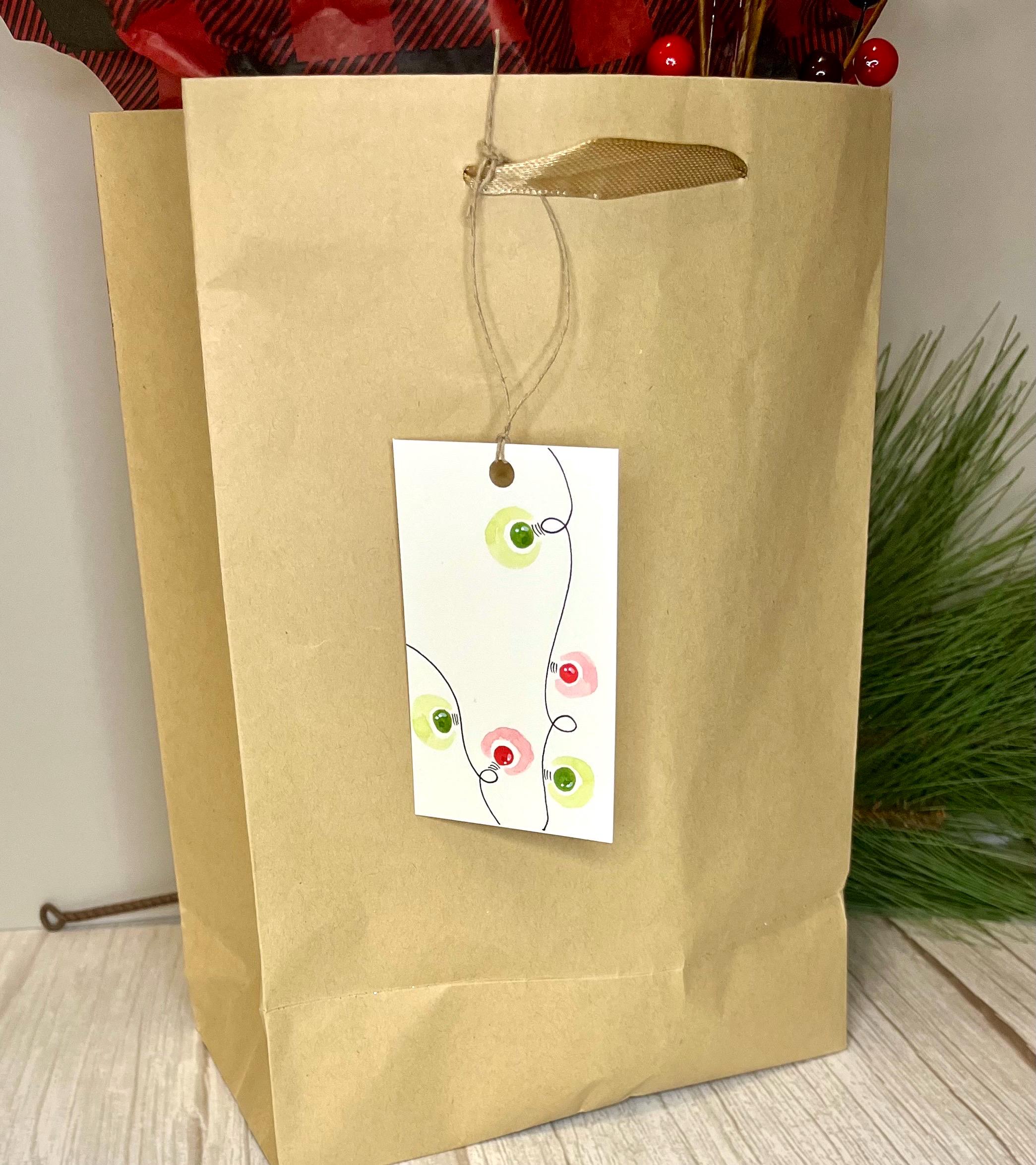 Cozy Christmas Gift Tags | Original Watercolor Christmas Gift Tags ...