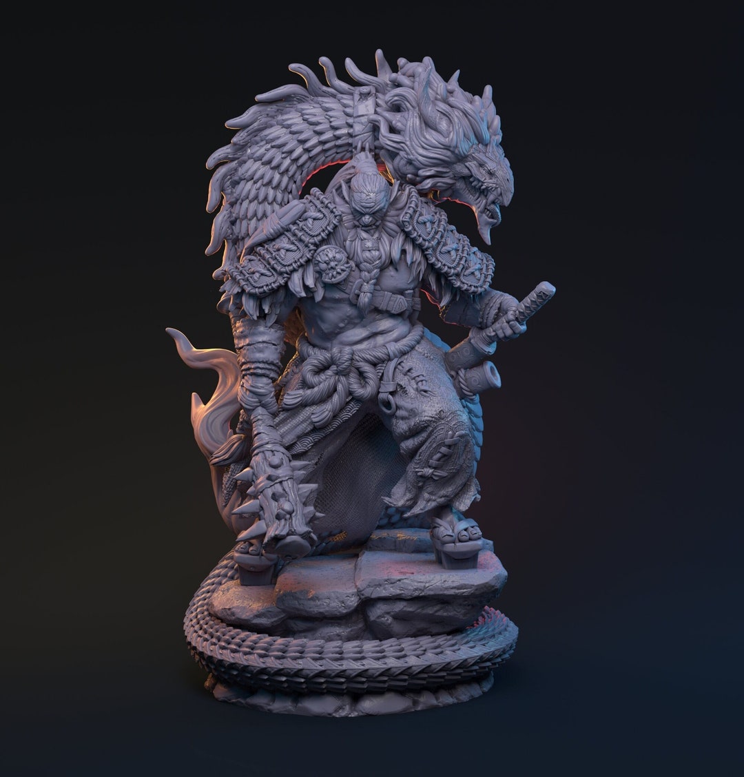 Tosatsusha Oni for DND & Pathfinder 8K Resin Based Miniature the Lords ...