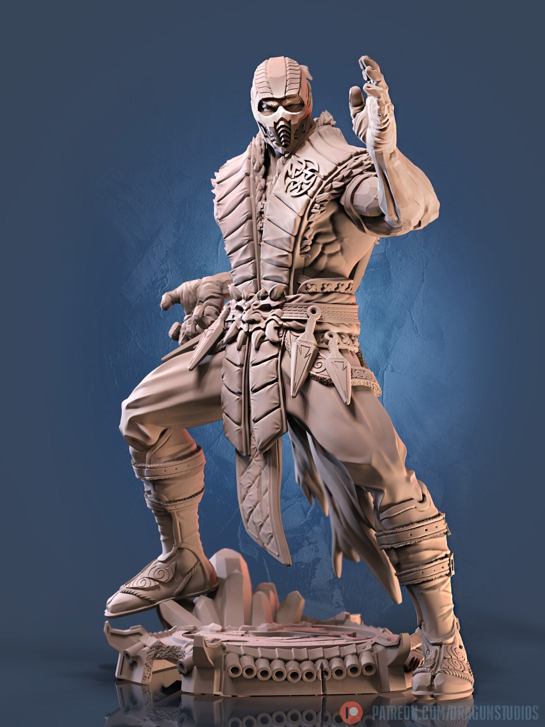 Subzero, Ninja for DND or Pathfinder 8K Resin Based Miniature Dragun ...
