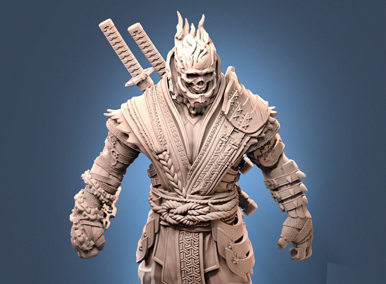 Scorpion Ninja Revenant for DND or Pathfinder 8K Resin - Etsy Hong Kong