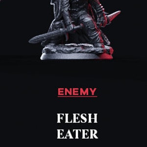 The Flesh Eater, Enemy for DND or Pathfinder 8K Resin Based Miniature ...