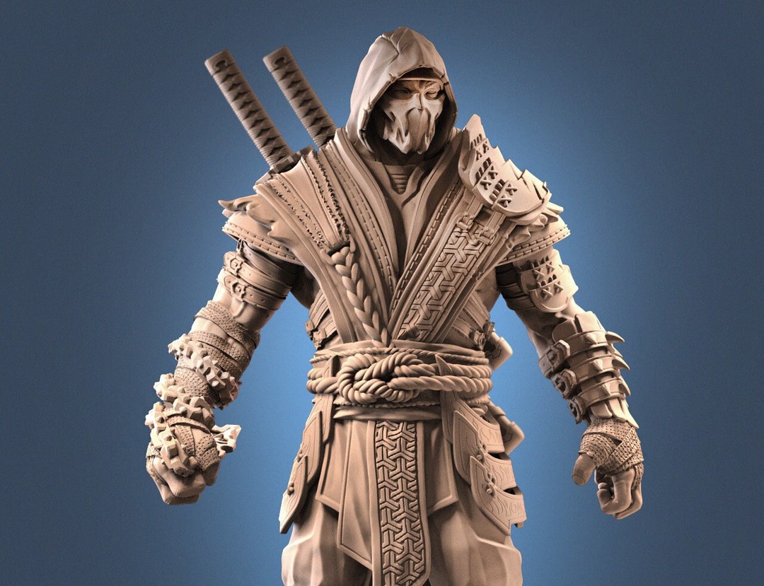 Scorpion Ninja Revenant for DND or Pathfinder 8K Resin - Etsy