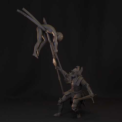 Scarlet Emperor for DND or Pathfinder 8K Resin Based - Etsy