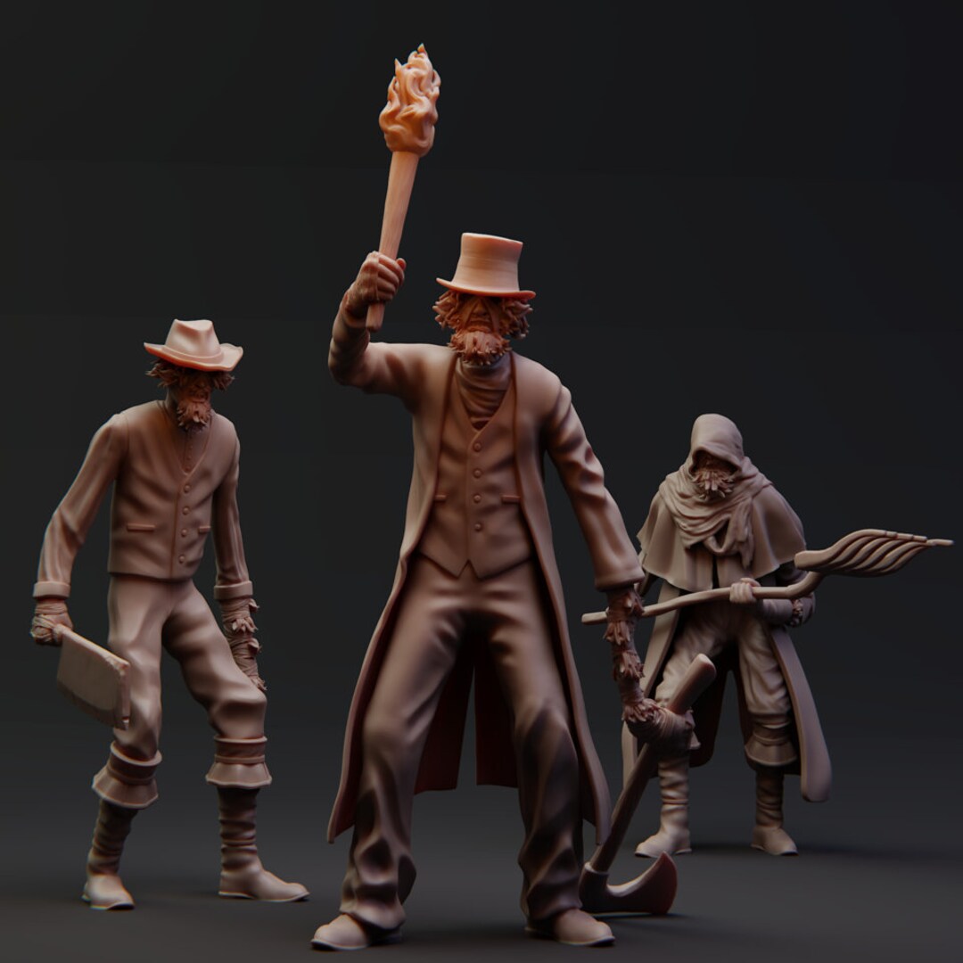 Mob for DND or Pathfinder 8K Resin Based Miniature Realsteone ...