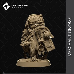 Merchant Gnome Hero for DND or Pathfinder 8K Resin Based - Etsy