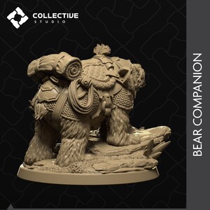 Bear Companion for DND or Pathfinder 8K Resin Based - Etsy