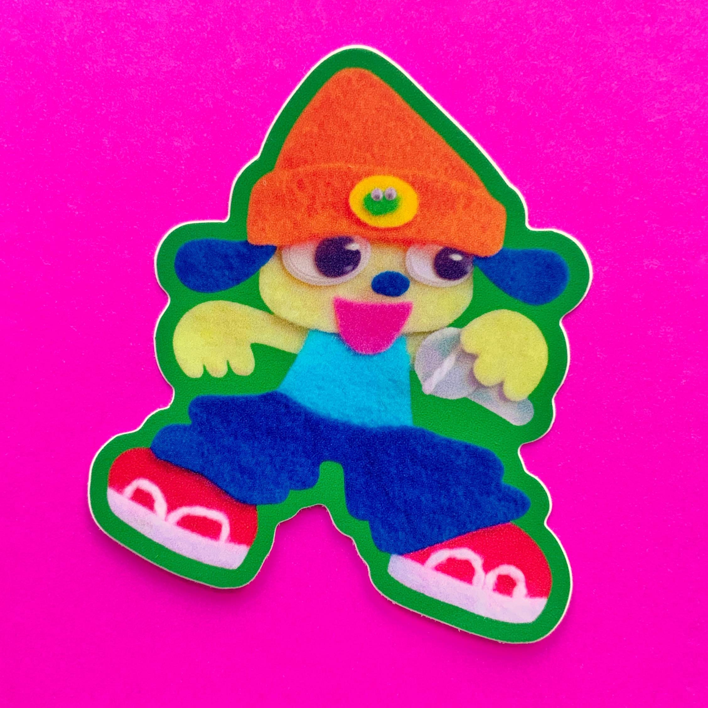 Parappa the Rapper Felt Vinyl Sticker - Etsy