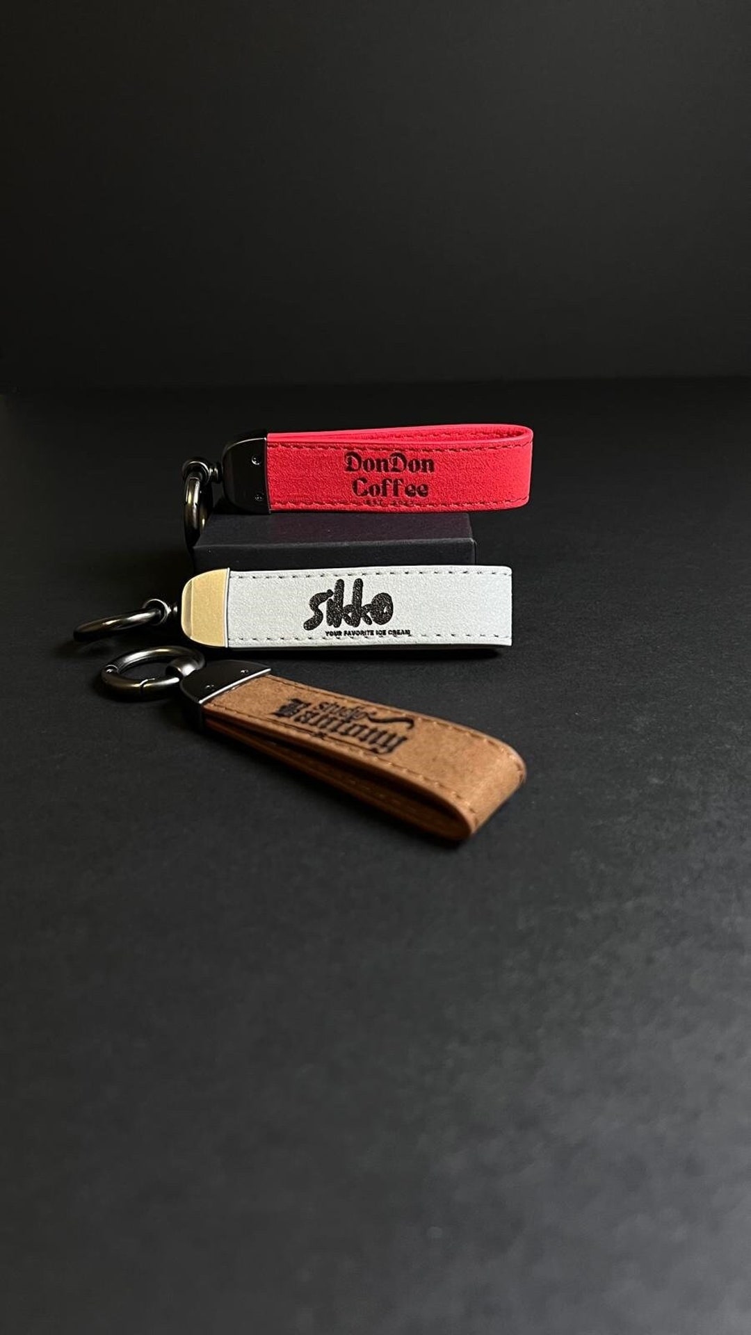 Brand Logo Accessory Company Logo Keychain Gift for Employees Company ...