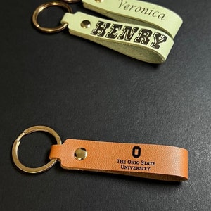 University Logo Keychain Personalized College Logo Graduation Gifts ...