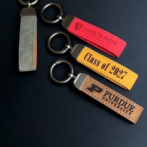 UNIVERSITY GRADUATION Keychain University Logo Class of School Cap ...