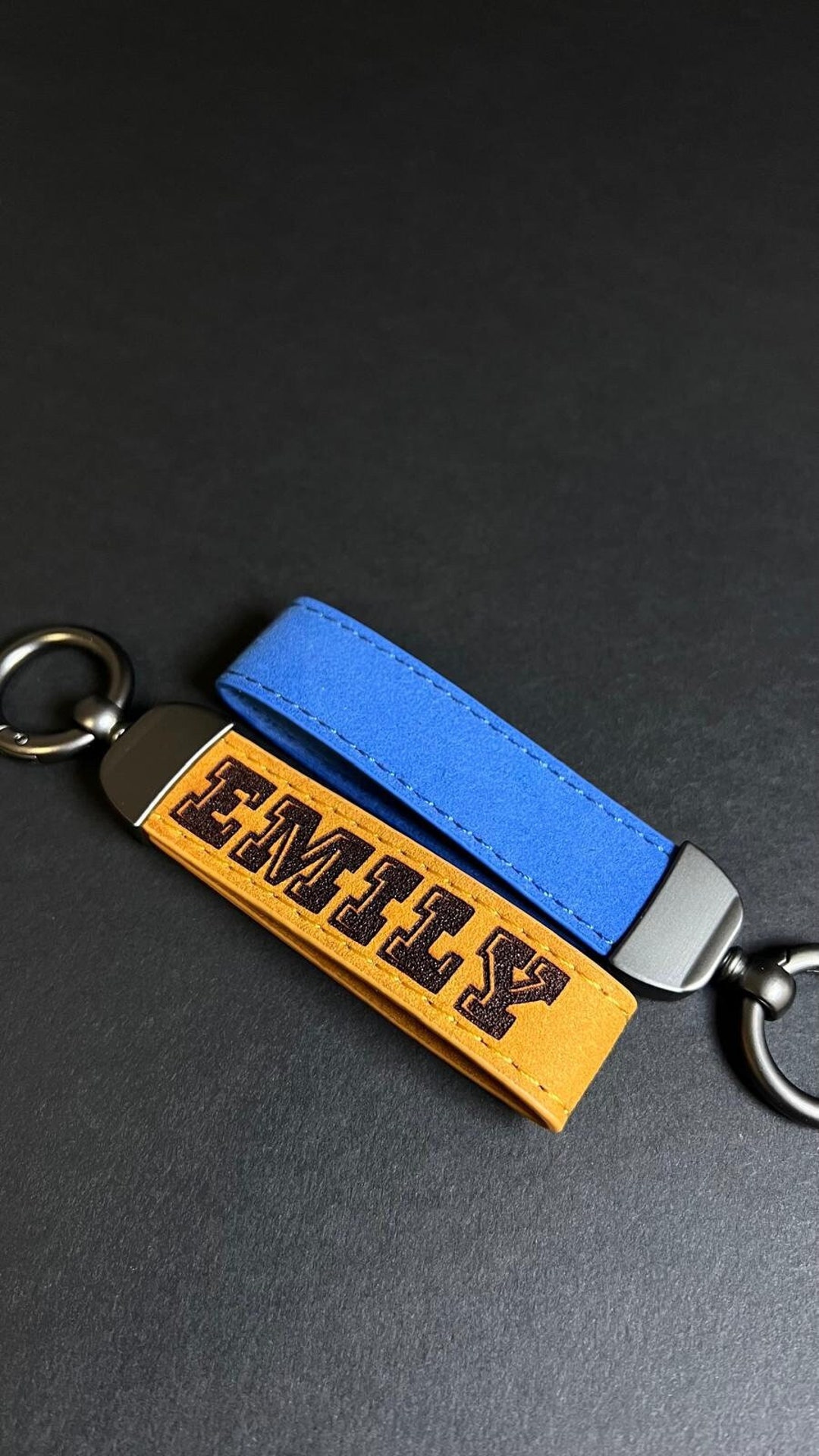 Graffiti Name Leather Keychain: Personalized Calligraphy Design - Etsy