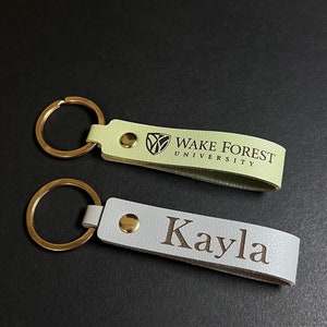 University Logo Keychain Personalized College Logo Graduation Gifts ...