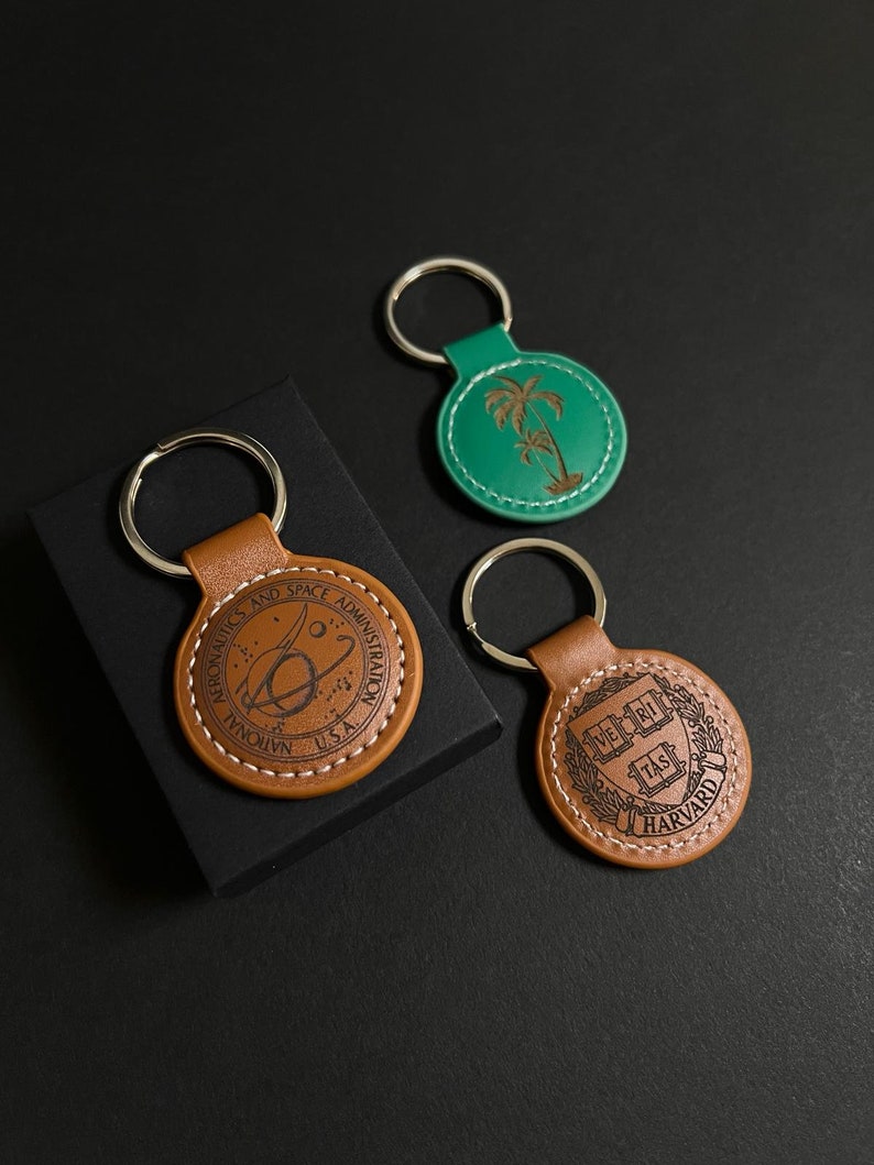 Custom University Logo Keychain: Personalized School Gift - Etsy