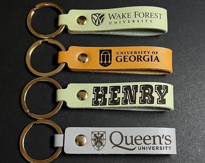 University Logo Keychain Seconds Sale College Keychain School Logo ...