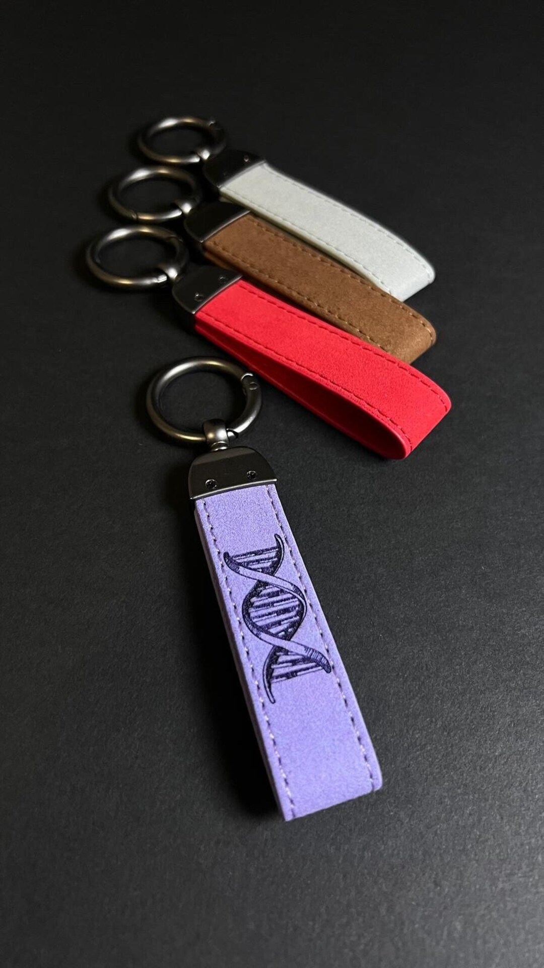 DNA Structure Gift for Doctor Scientist Accessory Elements Keychain ...
