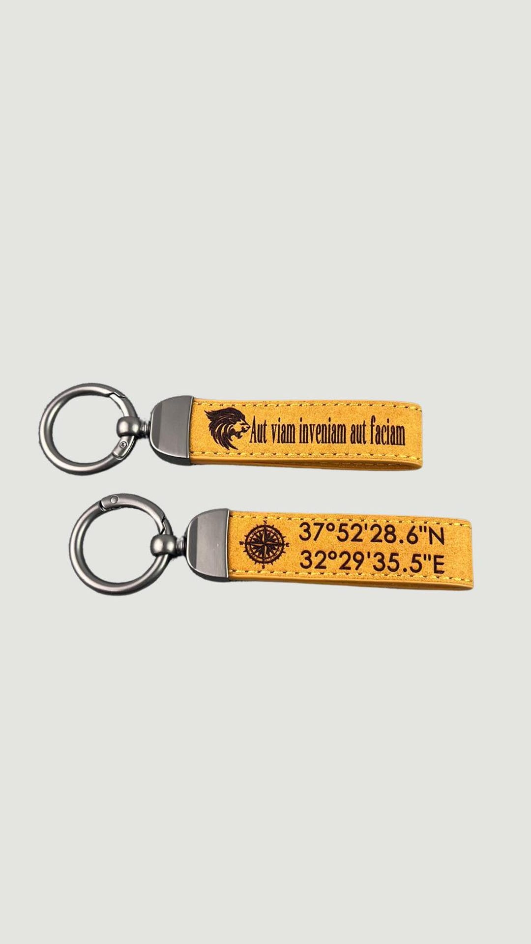 Personalized Leather Keychain: Custom Logo, Name, Text - Bulk Gift - Etsy