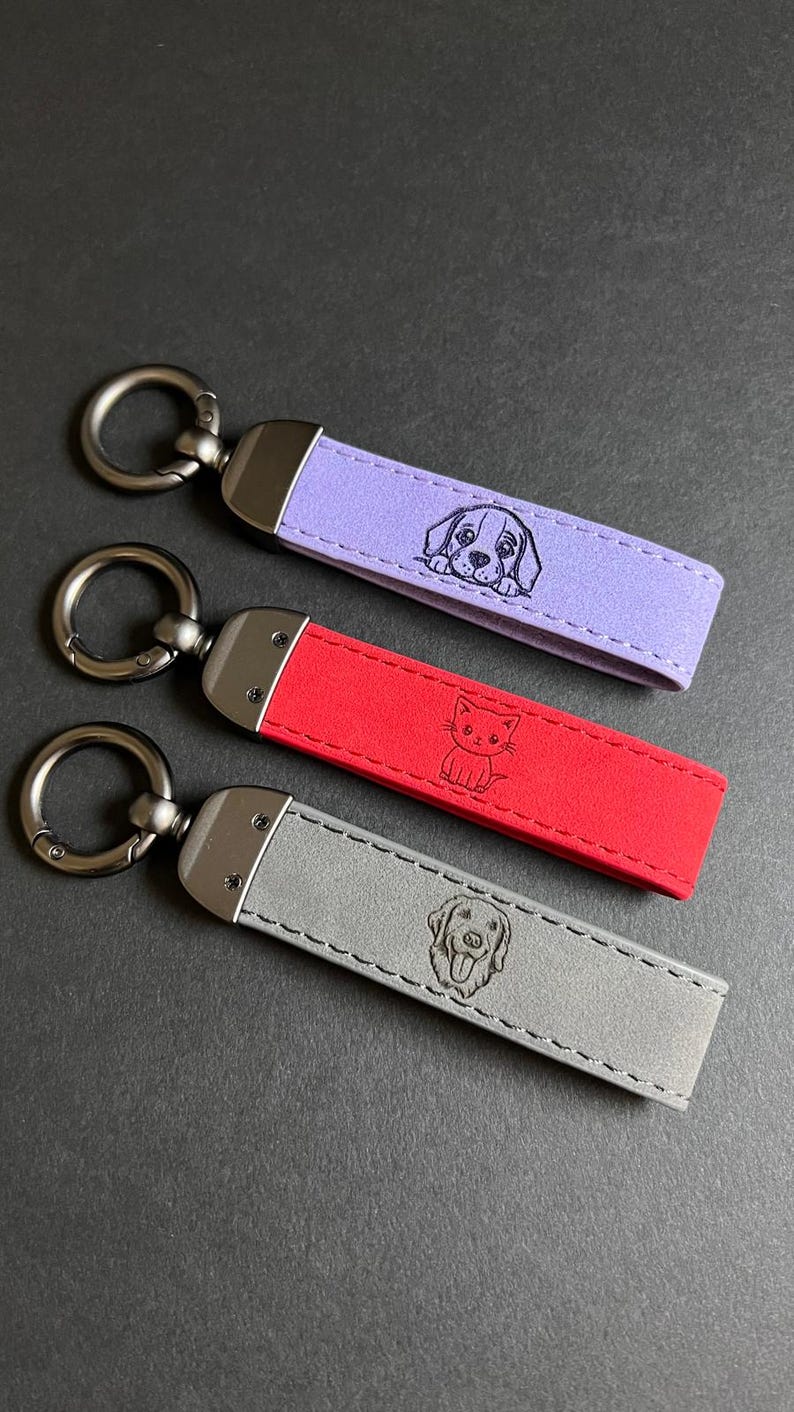 Personalized Cat Keychain – Custom Pet Name Keychain Gift for Cat ...
