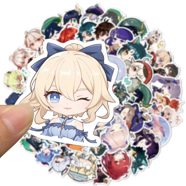 Genshin Anime Stickers - Etsy