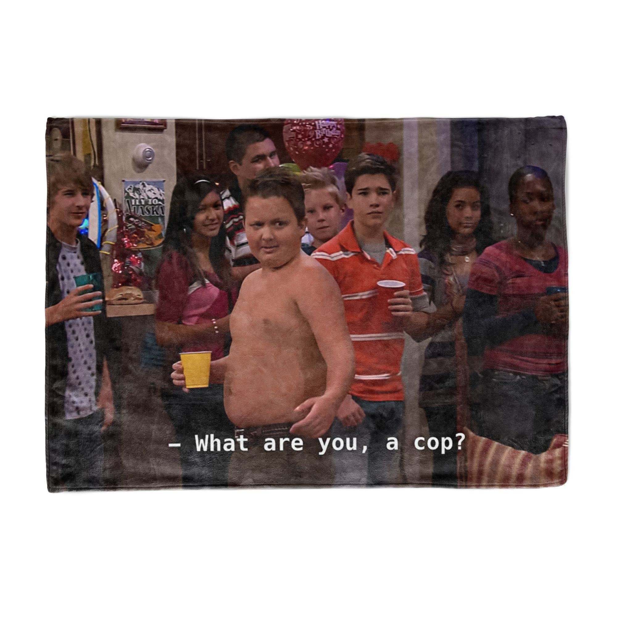 Icarly Gibby Meme Qué eres un policía Bandera / Tapiz / - Etsy México