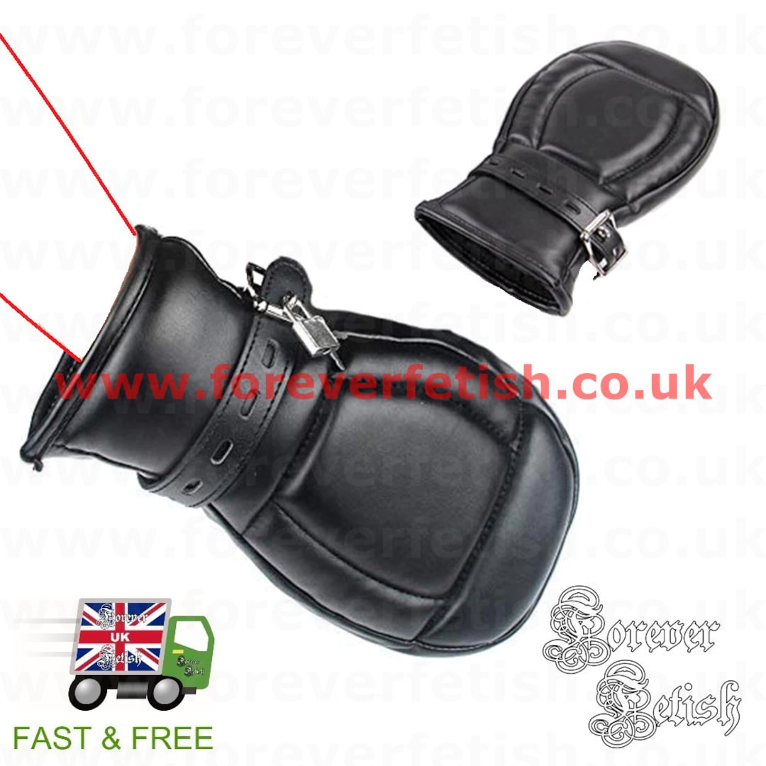 Pup Paws Padded Dog Gimp Gloves Mitts Hands Bondage BDSM Animal Puppy ...