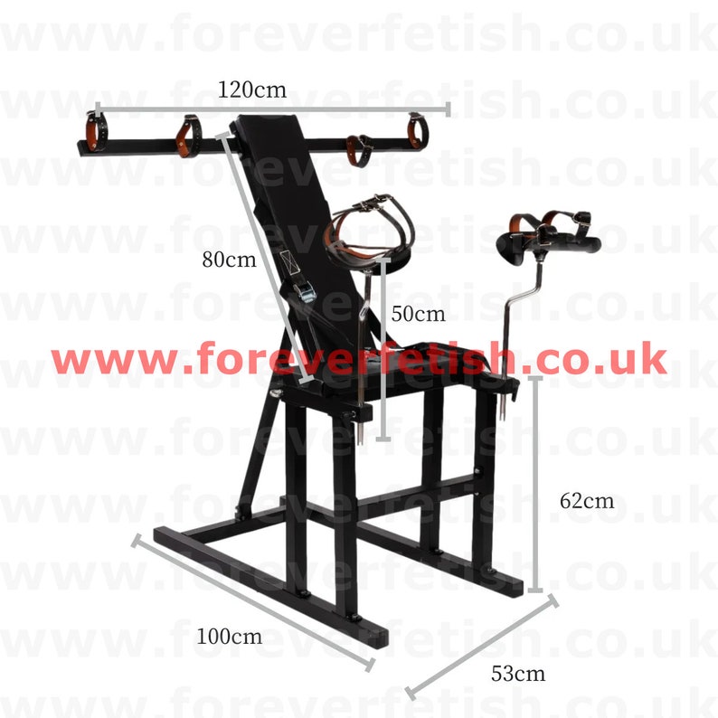 Ultimate Obedience Bondage Restraint Cuffs Sex Chair Pillory Type BDSM Frame Fucking Machine ...