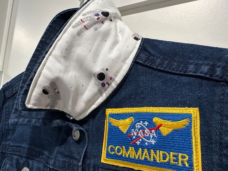 NASA Astronaut Patch Jean Jackets, 6X & 4/5T - Etsy