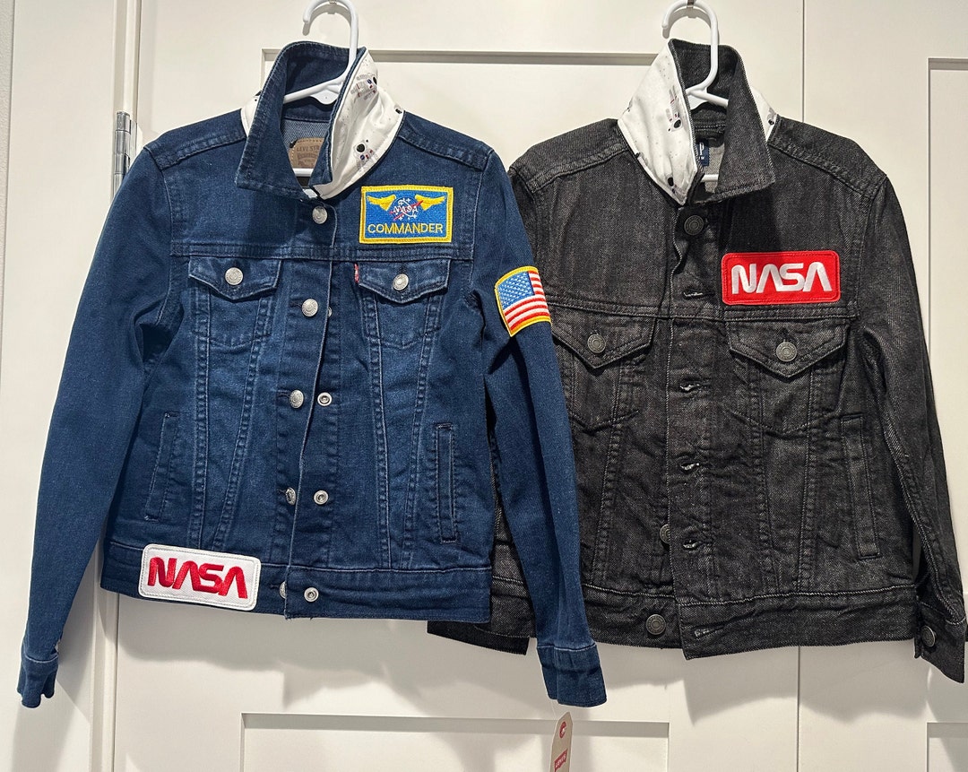 NASA Astronaut Patch Jean Jackets, 6X & 4/5T - Etsy
