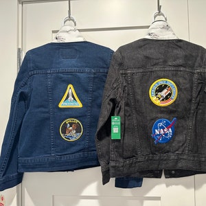 NASA Astronaut Patch Jean Jackets, 6X & 4/5T - Etsy