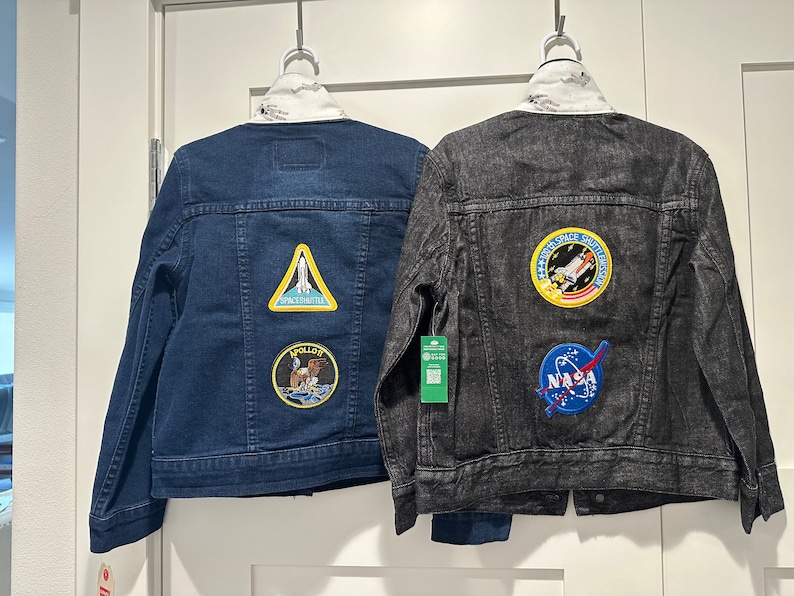 NASA Astronaut Patch Jean Jackets, 6X & 4/5T - Etsy