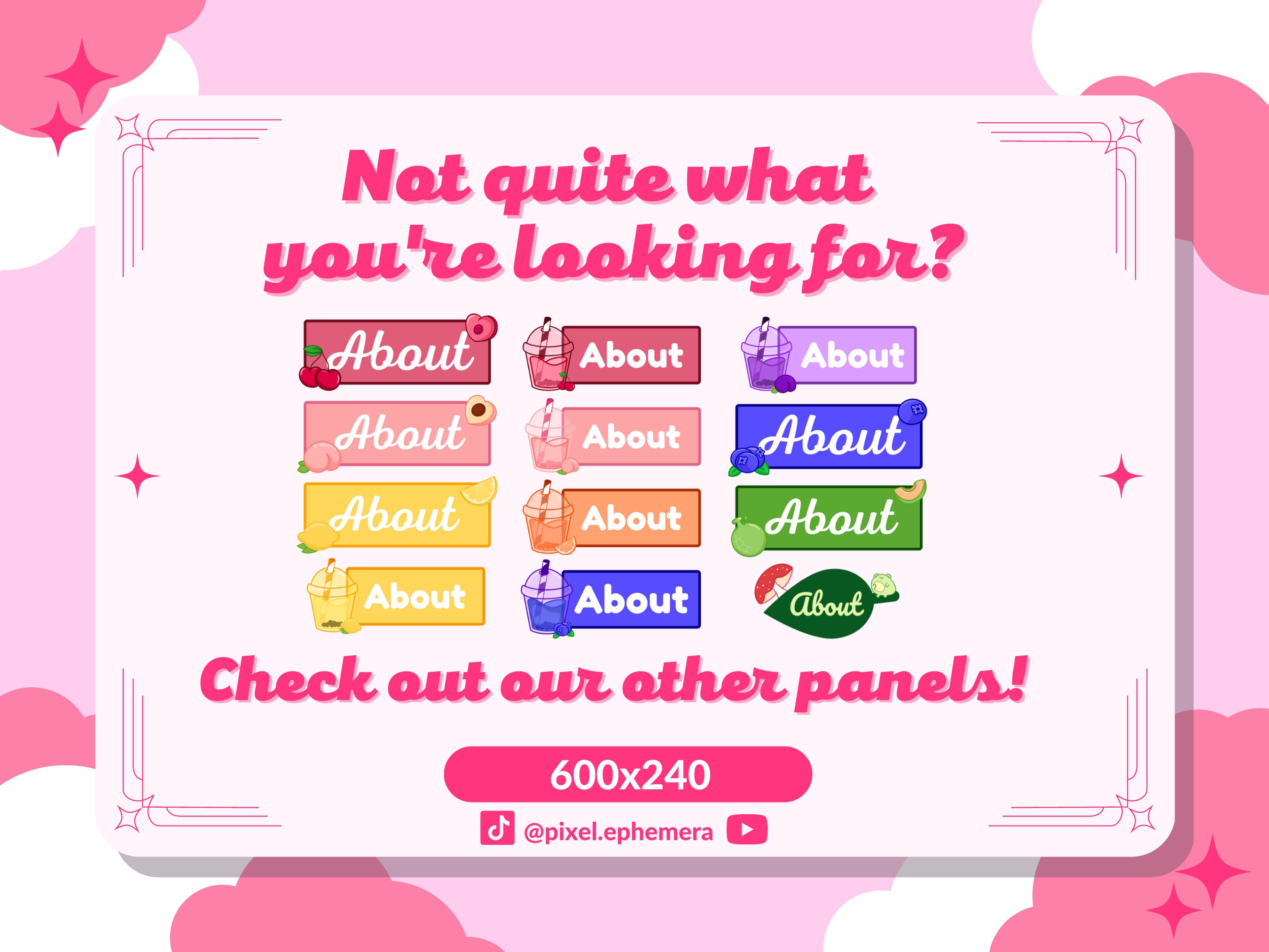 Dino Nugget Ketchup Twitch Panels Premade Assets Nugs P2u - Etsy