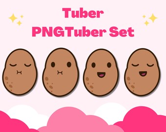Potato Vtuber - Etsy UK
