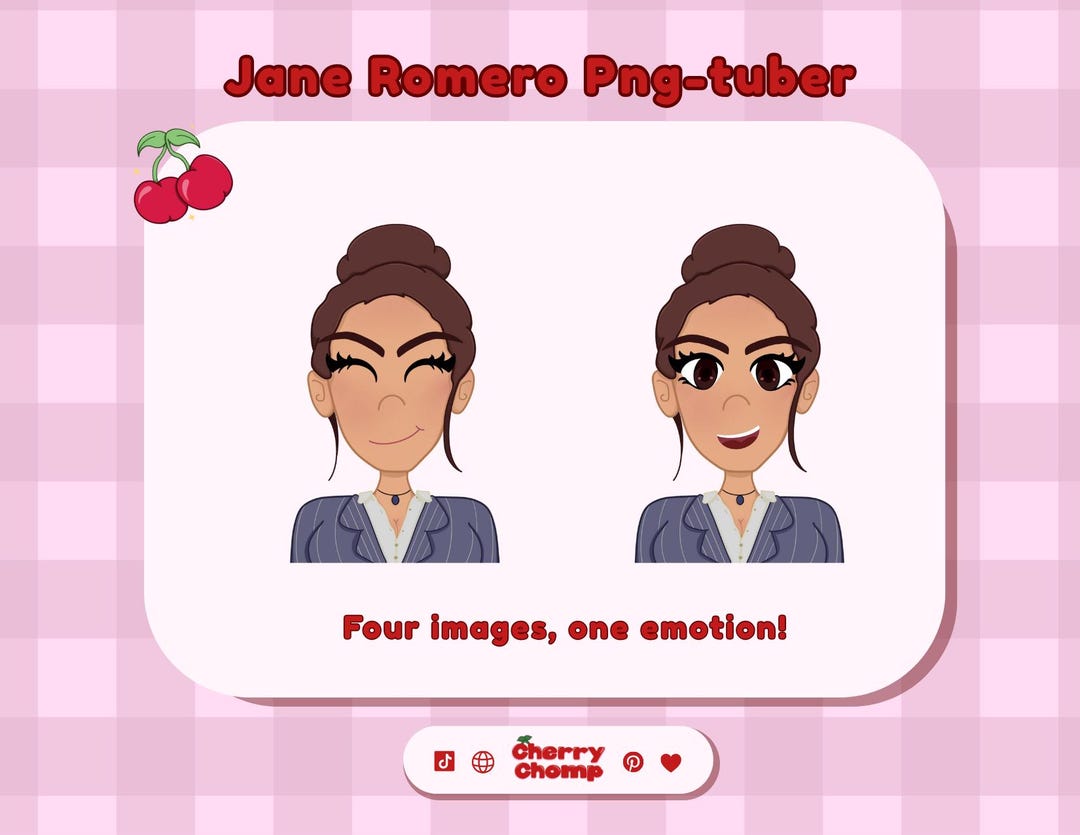 Jane Romero Dbd Png-tuber: Kawaii Gaming Streamer (digital Download) - Etsy