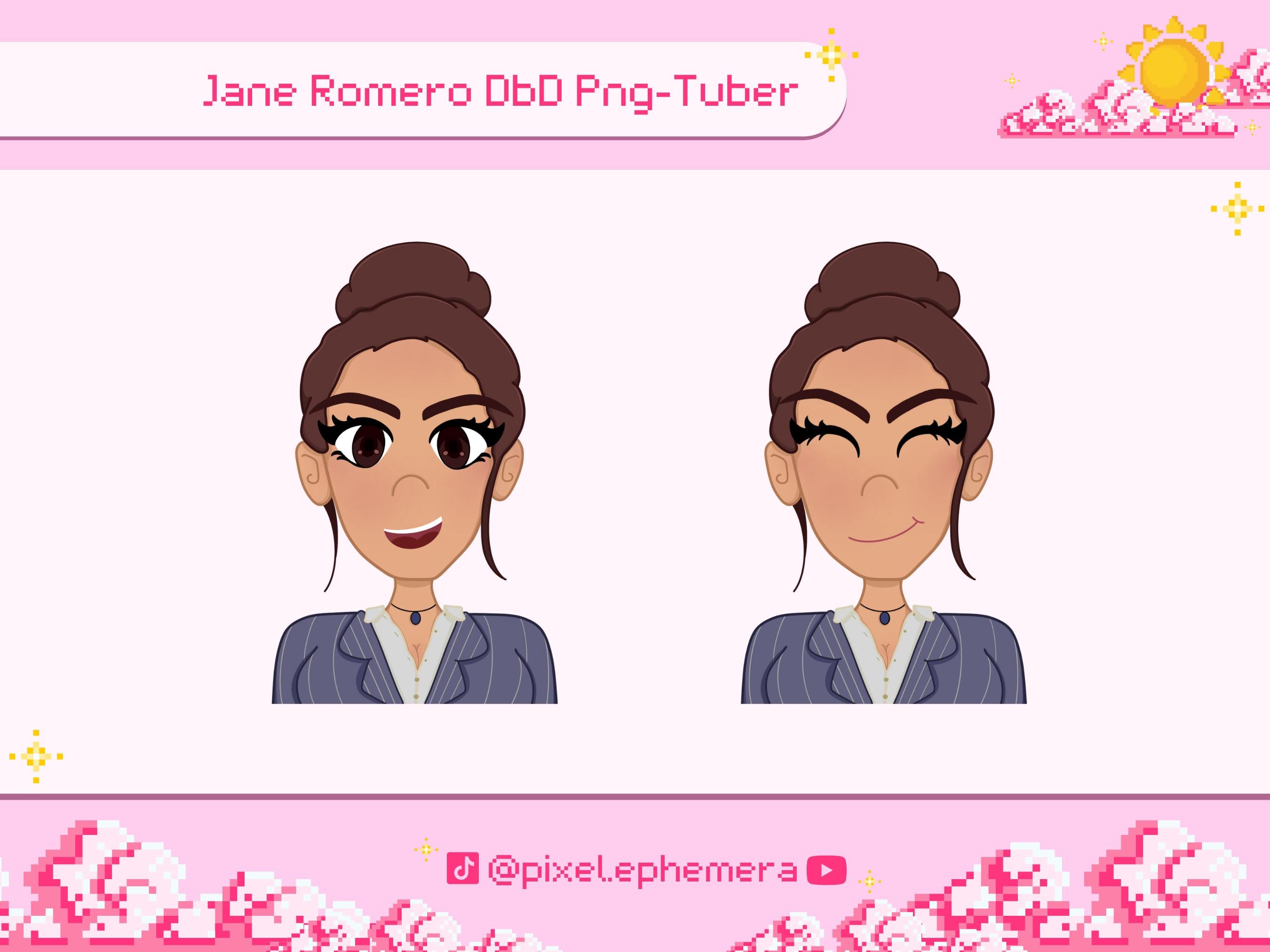 Dbd Cute Jane Romero Png-tuber Kawaii Scary Survivor Gaming Twitch ...