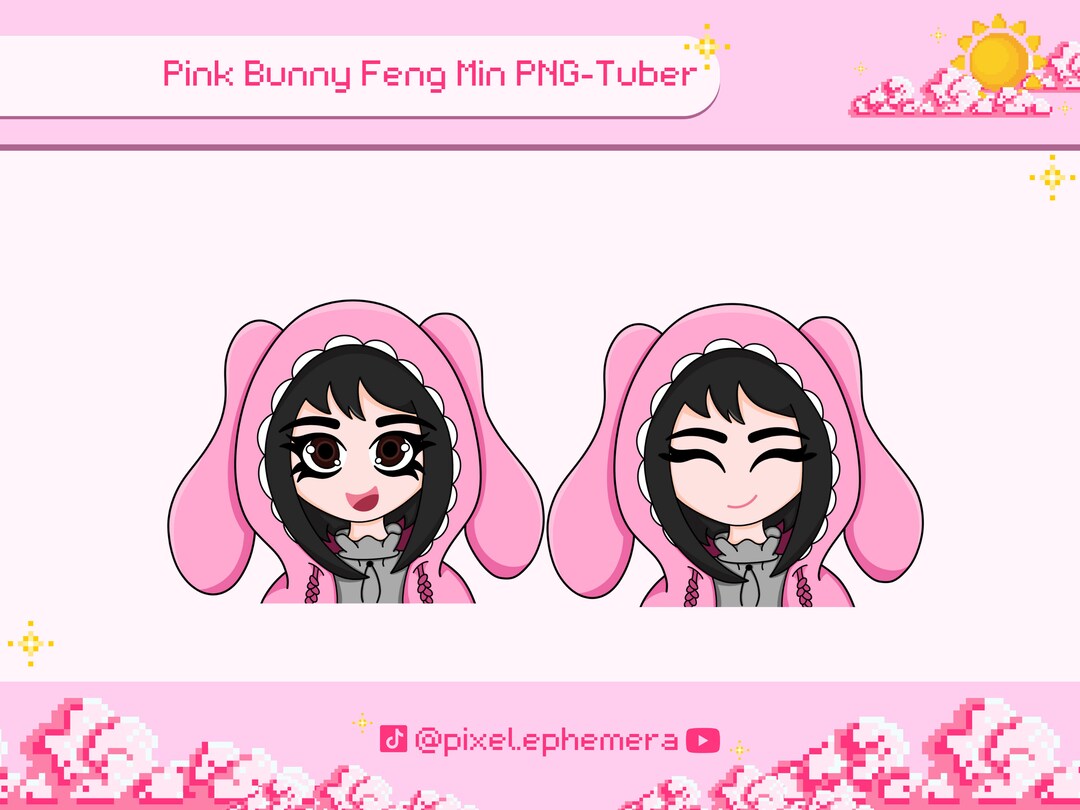 Bunny Feng Min PNG Tuber - Dbd Streaming Vtuber - Kawaii Survivors ...