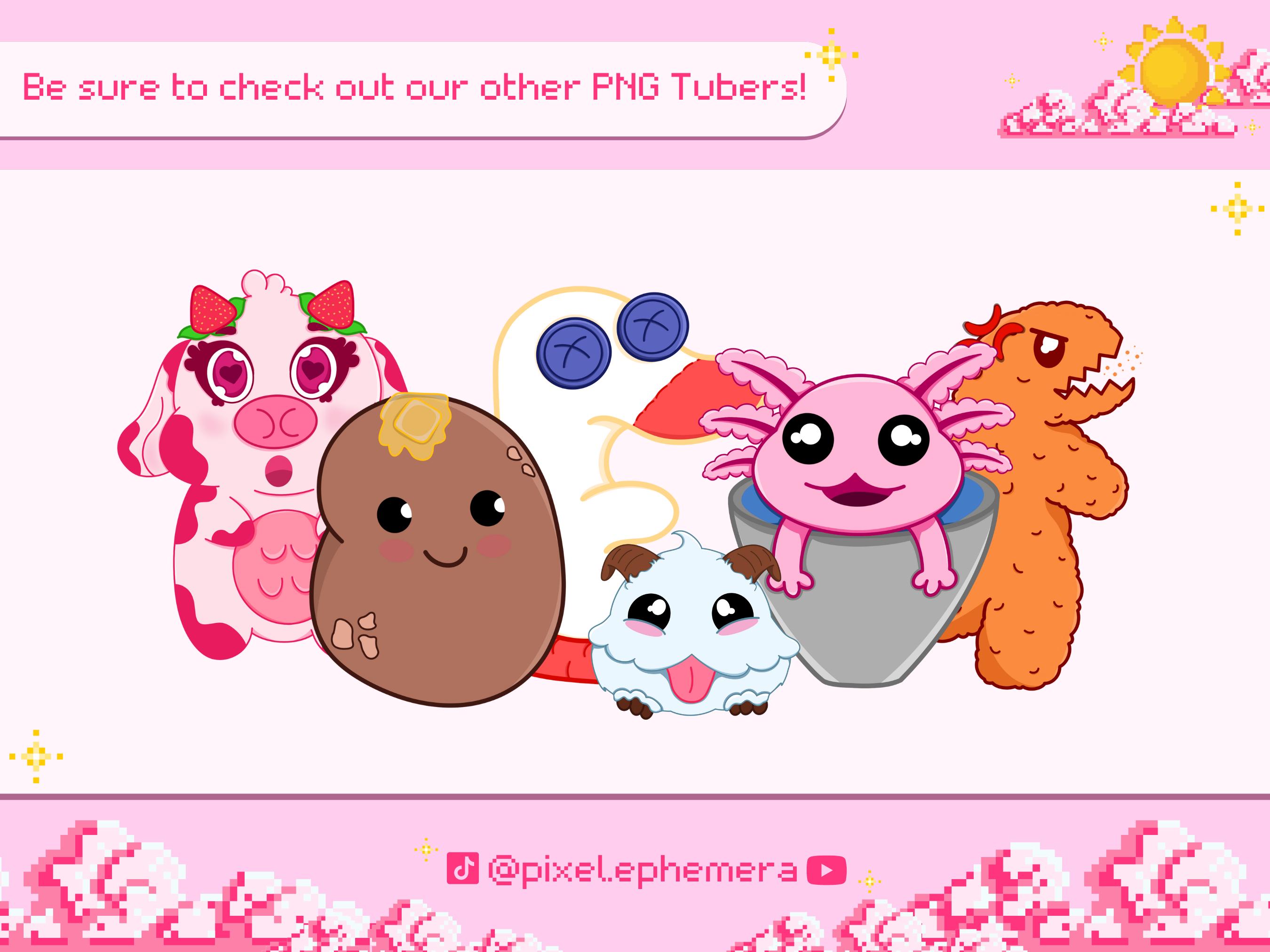 Dbd Cute Clown Killer Png-tuber - Kawaii Scary Gaming - Twitch Youtube ...