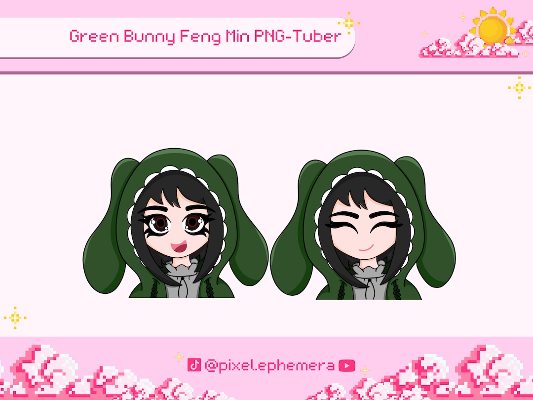 Bunny Feng Min PNG Tuber - Dbd Streaming Vtuber - Kawaii Survivors ...