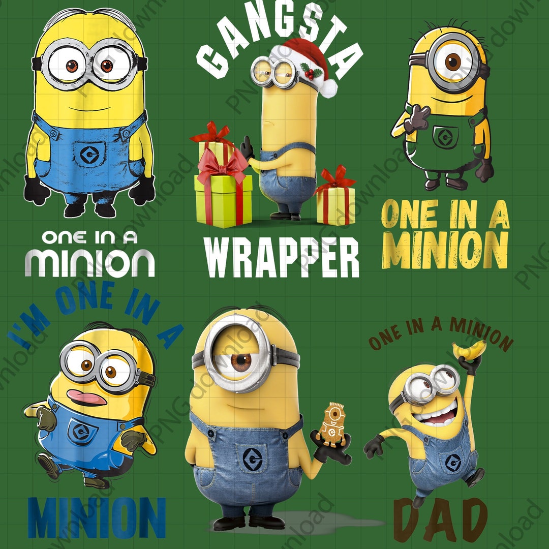 6 Minions Png Bundle Minions Png Despicable Png Layered - Etsy