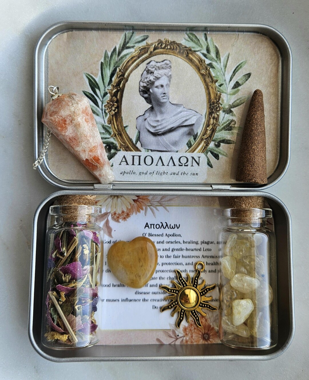 Apollon Pocket Altar - Etsy