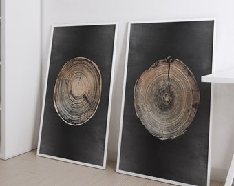 Large Tree Ring Art - Etsy