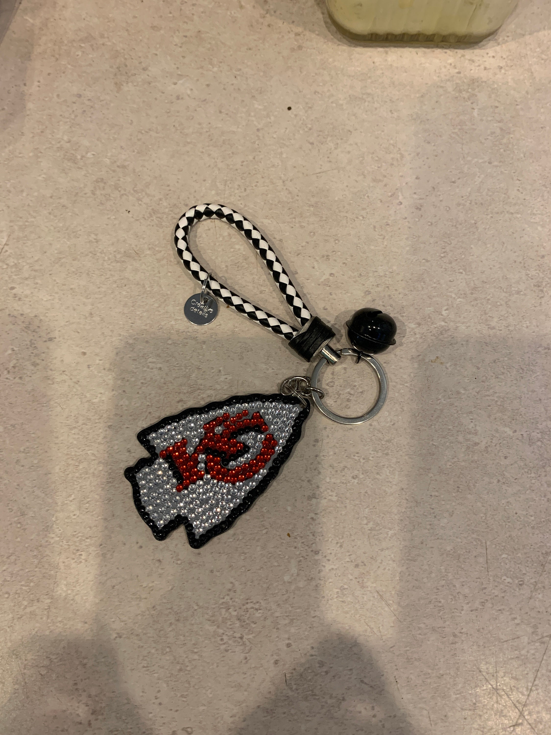 Finished Diamond Painting NFL Keychains - Etsy