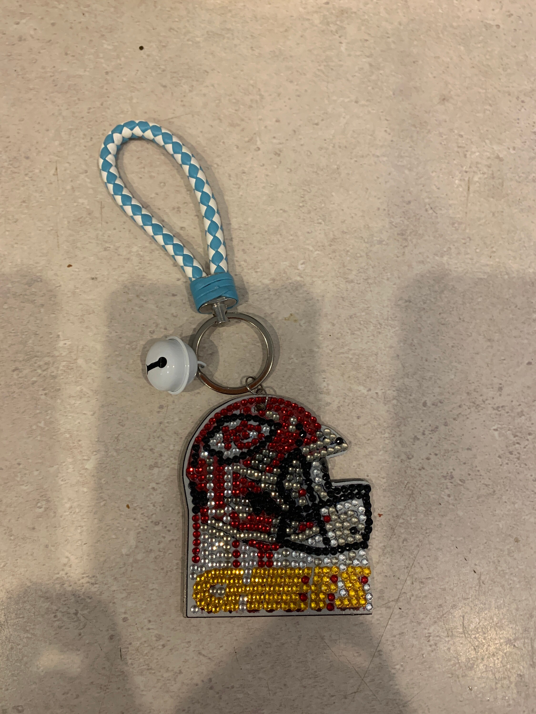 Finished Diamond Painting NFL Keychains - Etsy