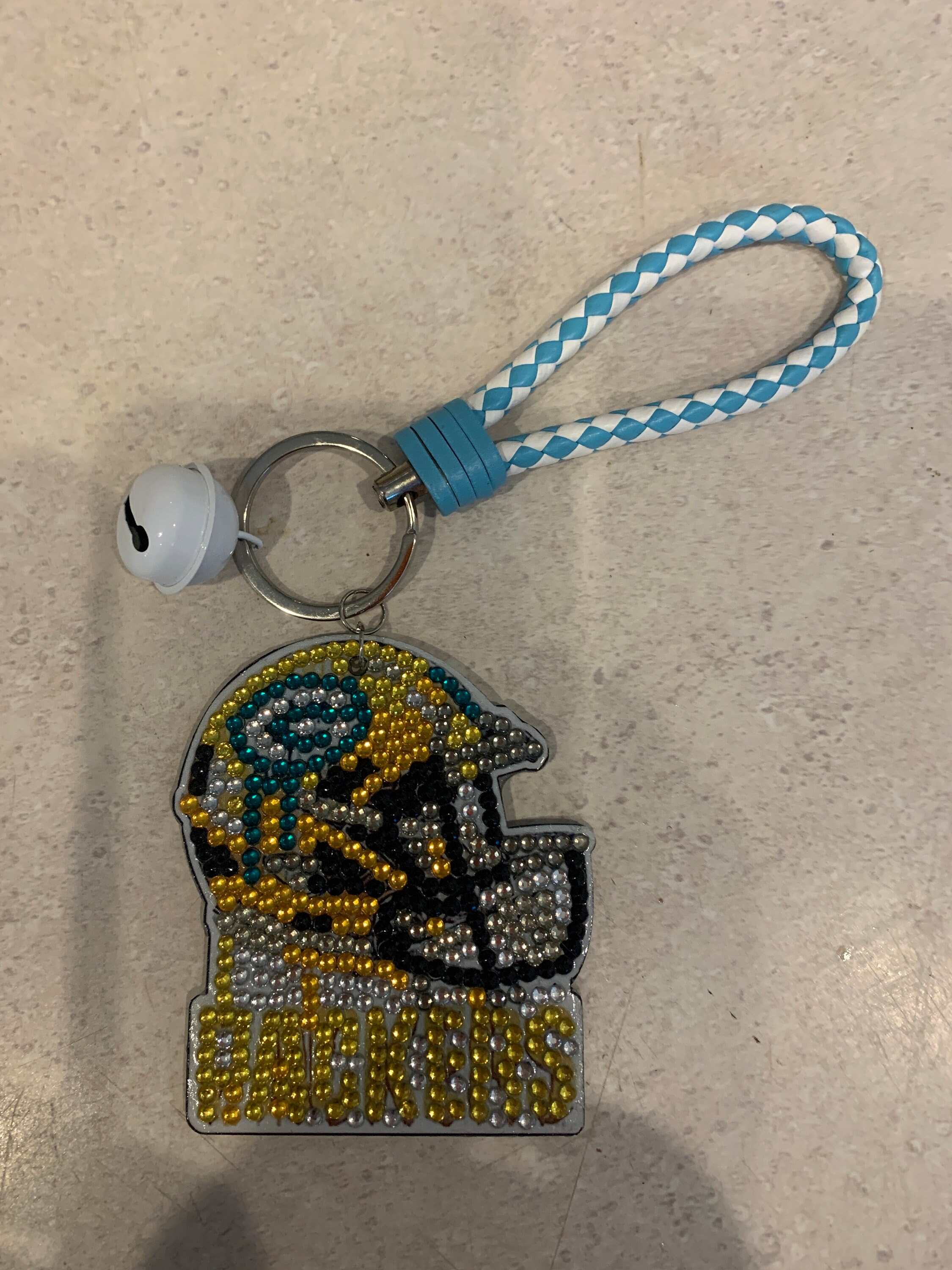 Finished Diamond Painting NFL Keychains - Etsy