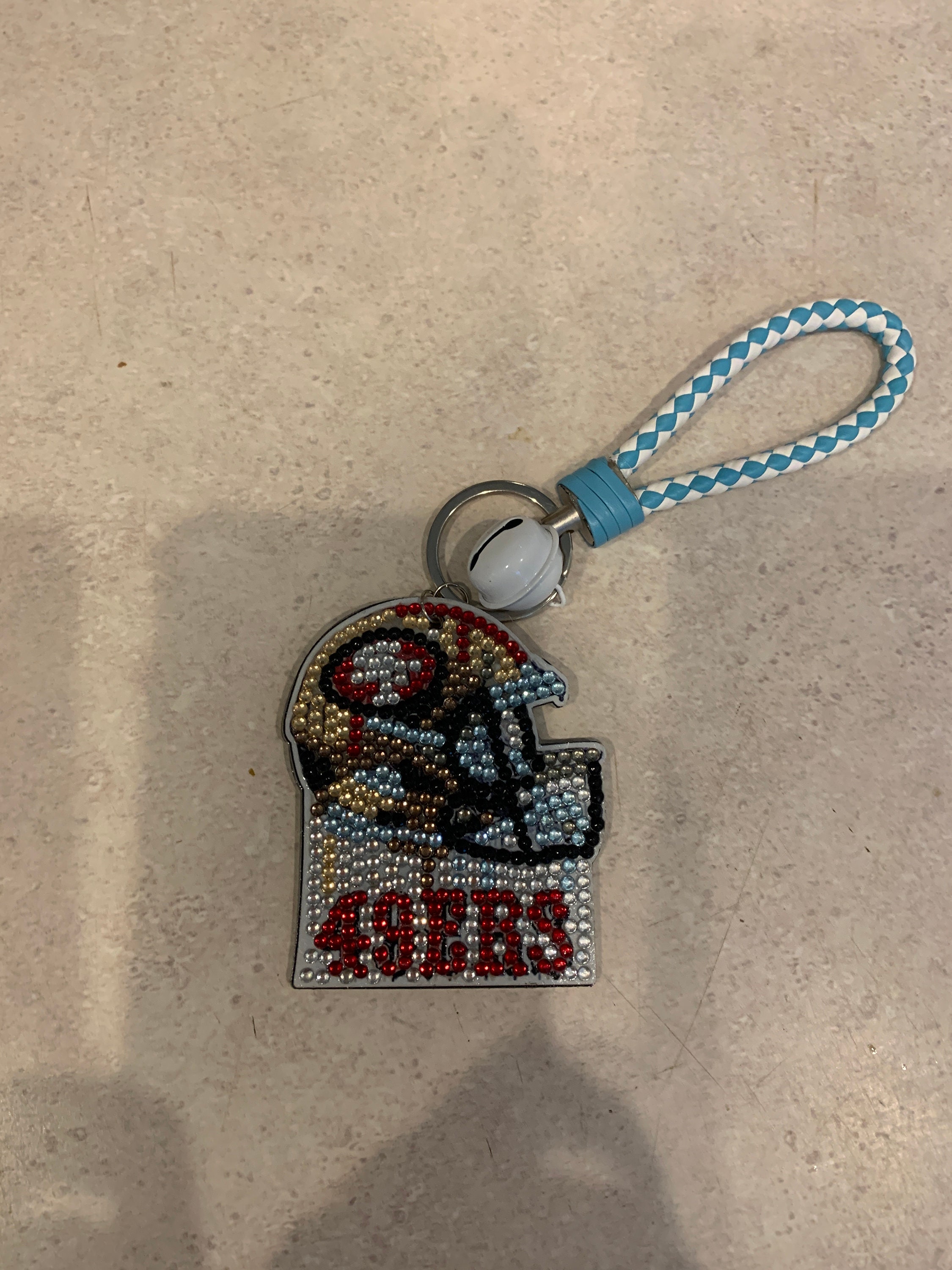 Finished Diamond Painting NFL Keychains - Etsy