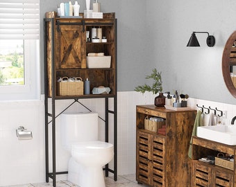 Rustic Over Toilet Cabinet - Etsy