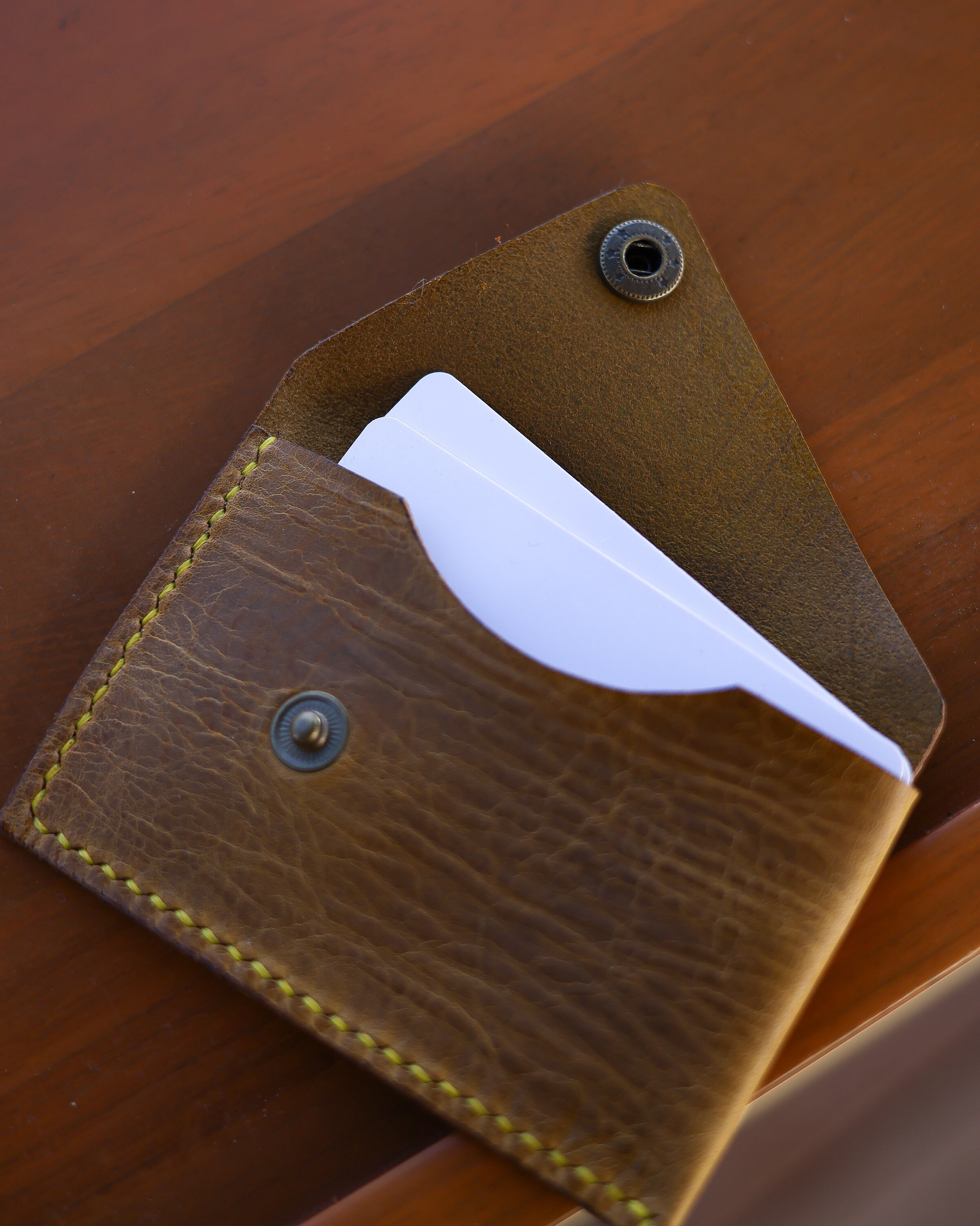 Minimalist Leather Card Holder Pattern: Slim Wallet PDF (A4 + Letter ...