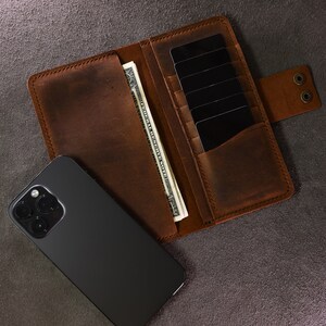 Long Leather Wallet PDF Pattern: Cash & Card Holder (A4 + Letter) - Etsy