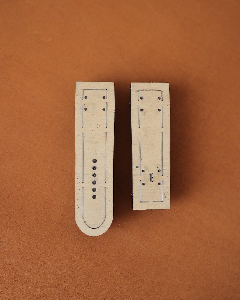 Leather Watch Strap Die Cut: Steel Band Mold, Perforated Options - Etsy