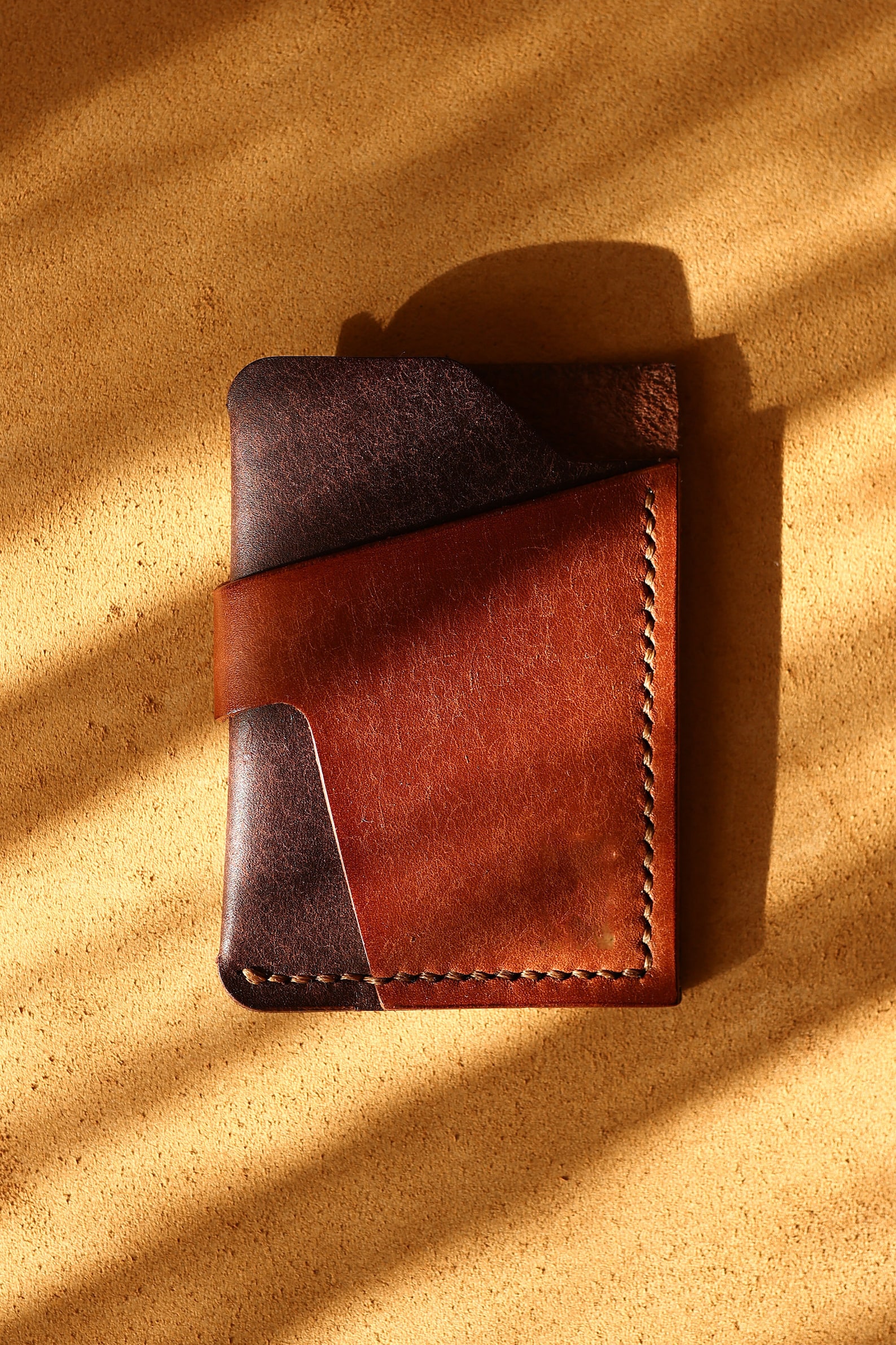 Minimalist Leather Wallet Pattern PDF DIY Wallet Template for Saddlery ...