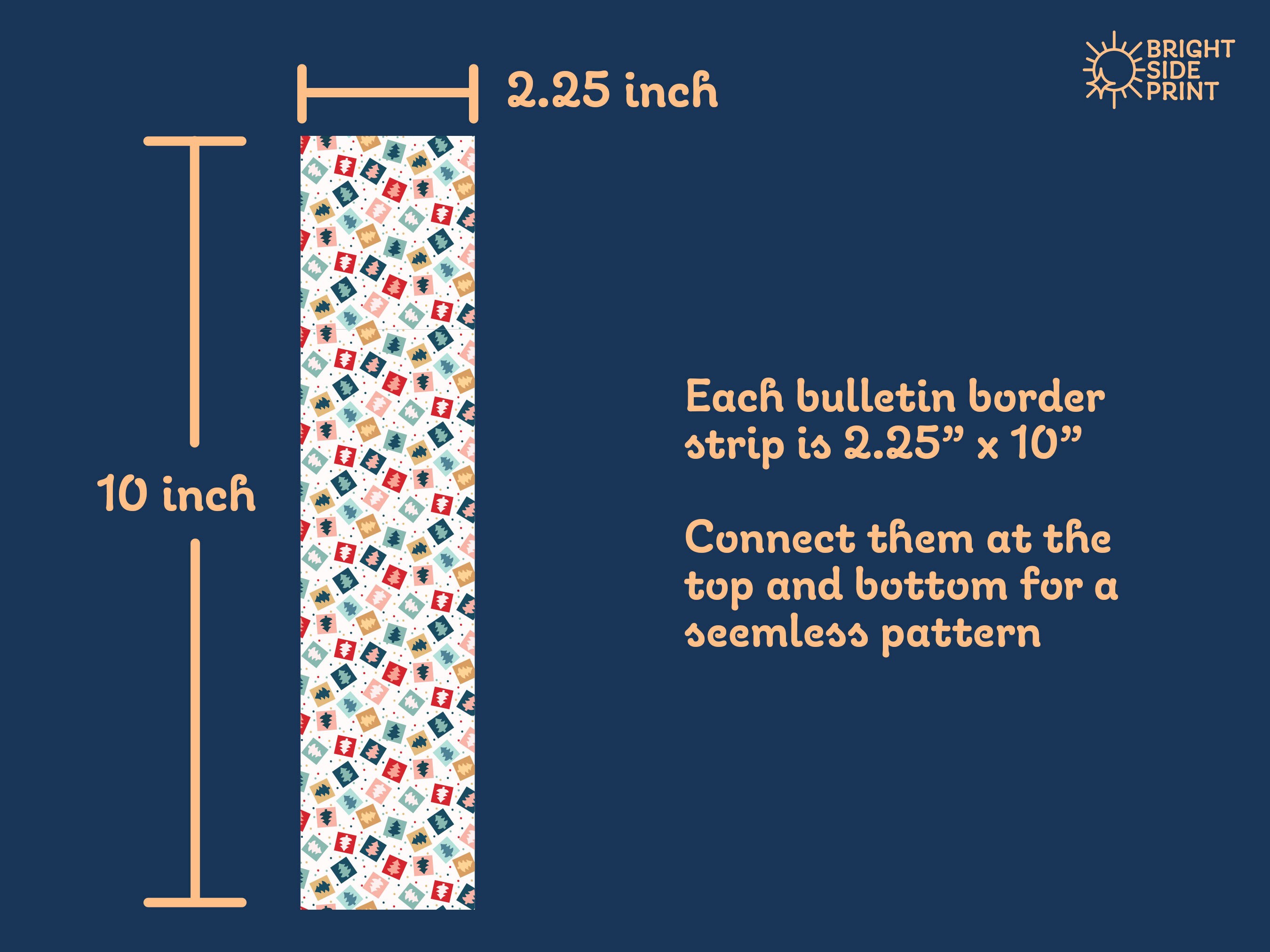 Holiday Bulletin Board Border Printable Bulletin Board - Etsy